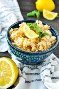 Lemon Butter Rice - Home Cooked Harvest