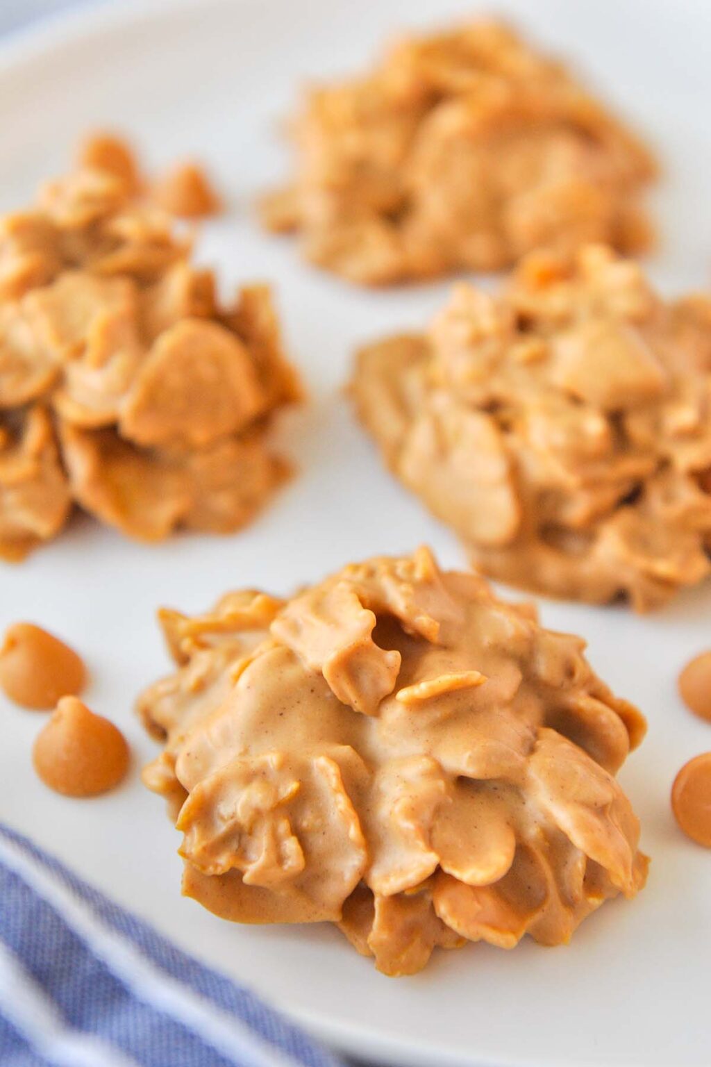 No Bake Butterscotch Cornflake Cookies - Home Cooked Harvest