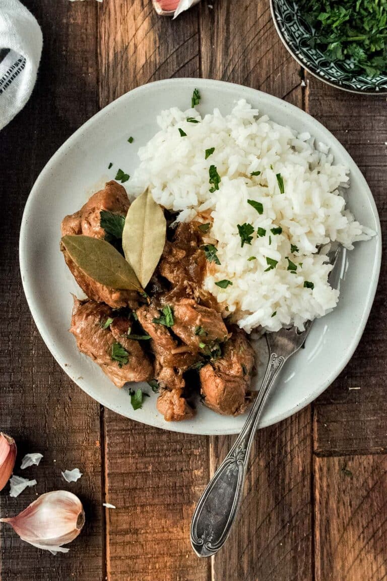 Instant Pot Filipino Pork Adobo - Home Cooked Harvest