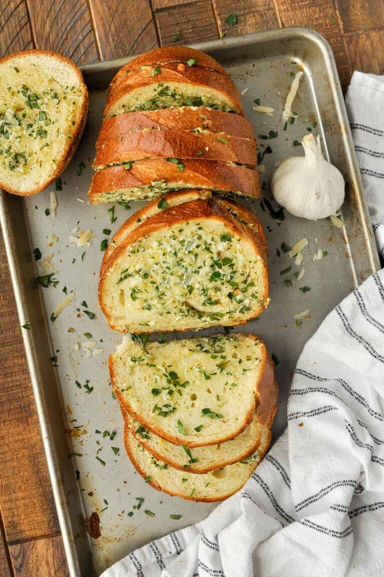 Ultimate Stuffed Mozzarella Cheesy Garlic Bread - Home Cooked Harvest