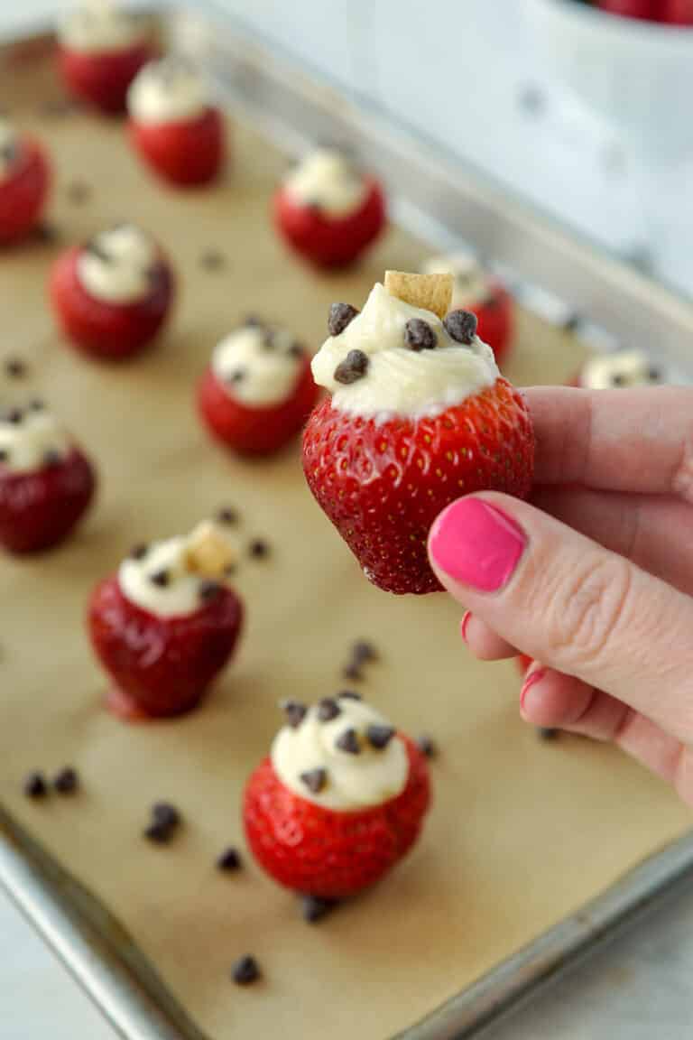 Strawberry Cheesecake Bites - Home Cooked Harvest