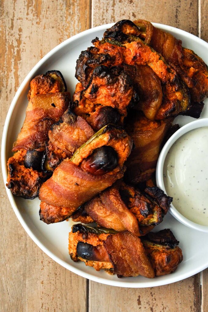 Atomic Buffalo Turds {Stuffed Jalapeños} - Home Cooked Harvest