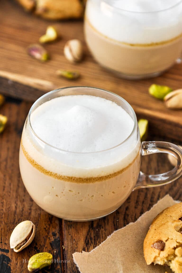 Starbucks Copycat Pistachio Latte Recipe - Home Cooked Harvest