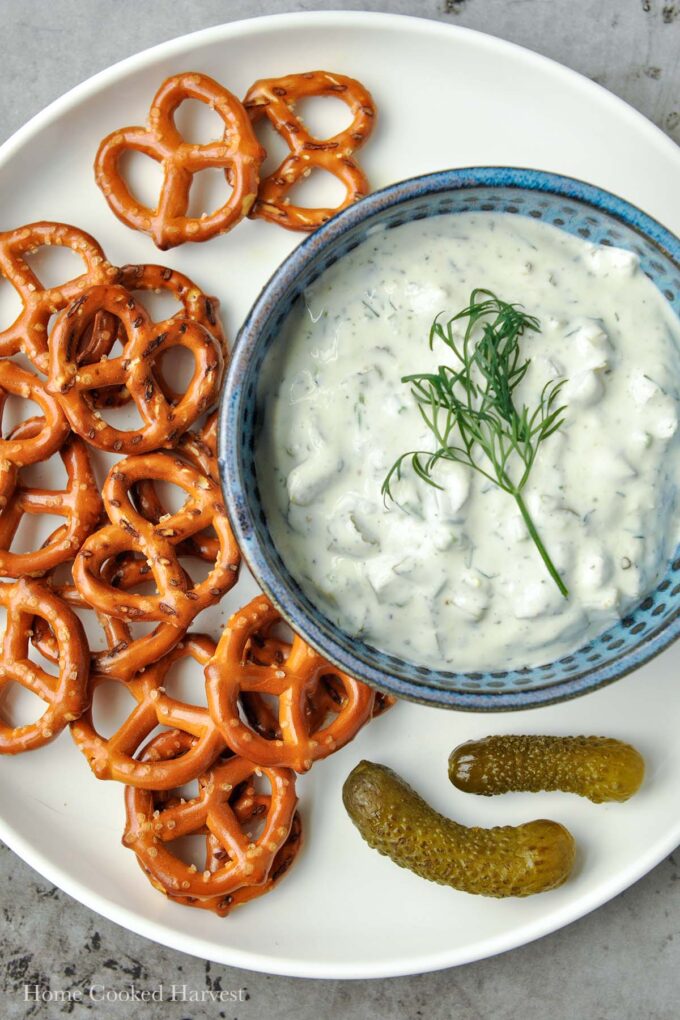 Dill Pickle Sauce & Dip Recipe - Home Cooked Harvest