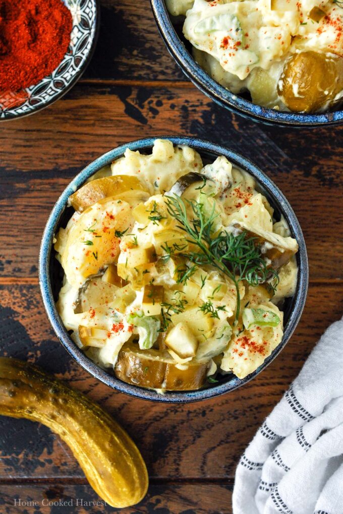 Dill Pickle Potato Salad - Home Cooked Harvest