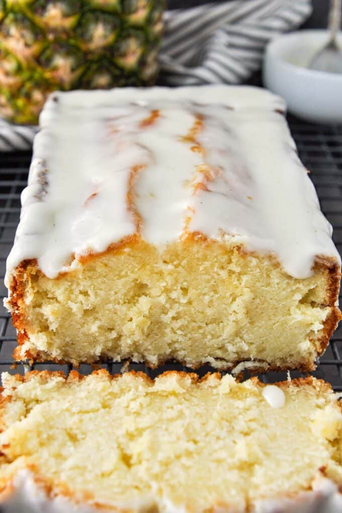 Glazed Pineapple Pound Cake Recipe - Home Cooked Harvest