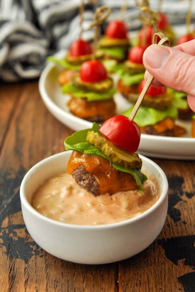 Best Mini Bunless Burger Bites Recipe {Low-Carb} - Home Cooked Harvest