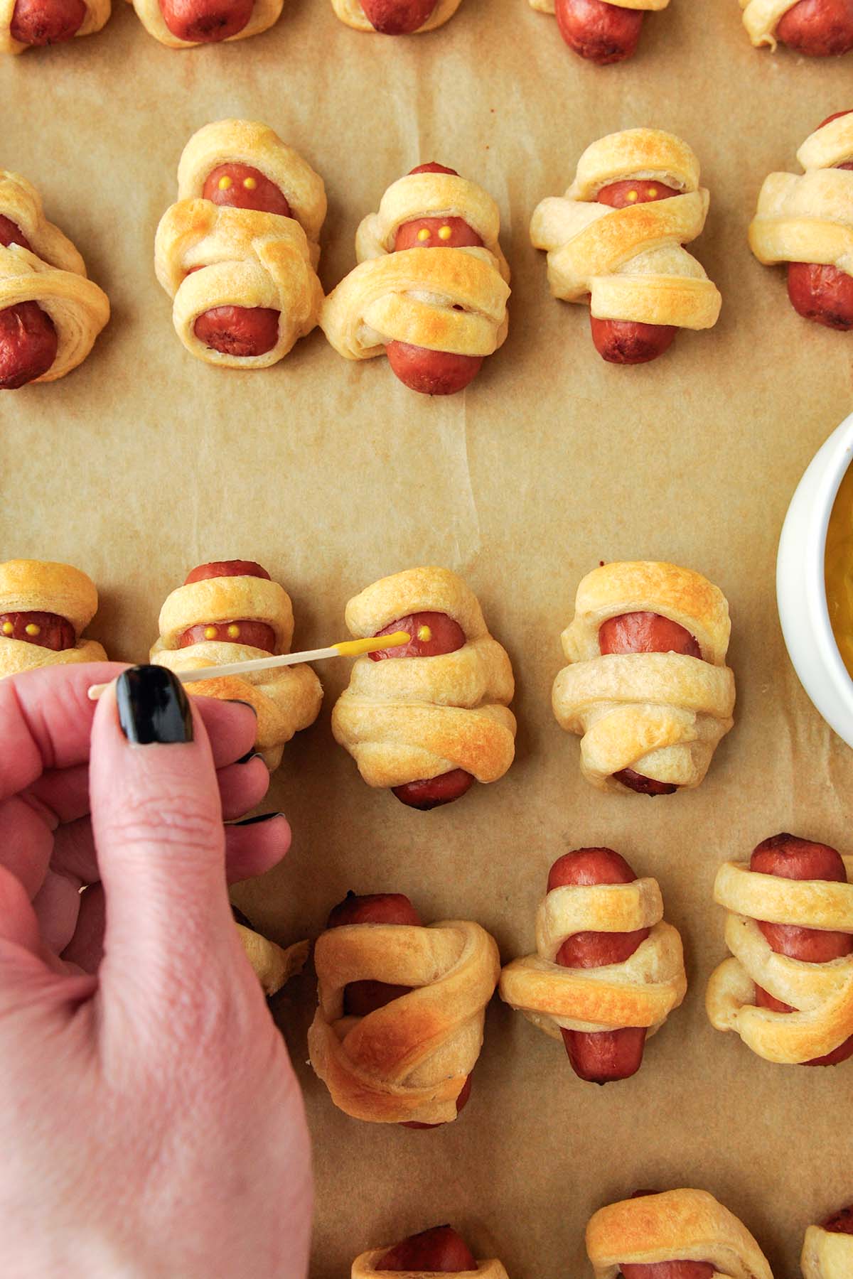 Mini Mummy Dogs (Air Fryer or Oven) - Home Cooked Harvest