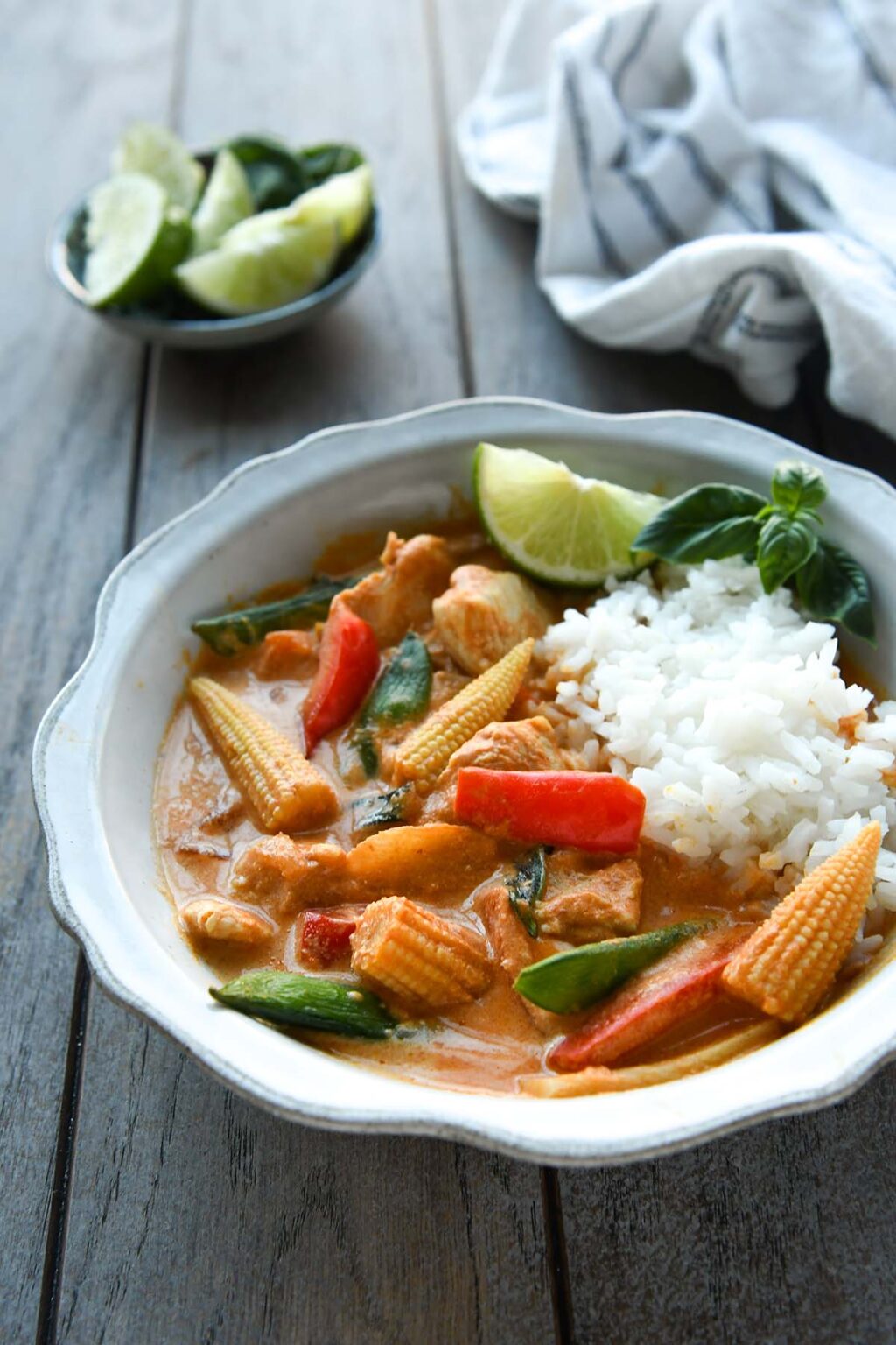 Thai Red Chicken Curry - Home Cooked Harvest