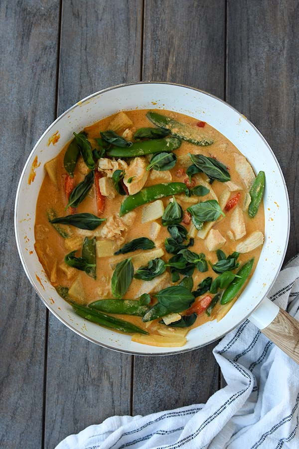 Thai Red Chicken Curry - Home Cooked Harvest